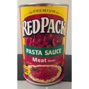 Red Pack Pasta Sauce, Meat Flavor: Calories, Nutrition Analysis & More ...