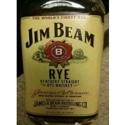 Jim Beam Whiskey, Rye, Kentucky Straight: Calories, Nutrition Analysis ...