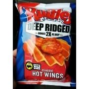 Buffalo Wild Wings Classic Hot Wings Flavored, Ruffles Deep Ridged ...