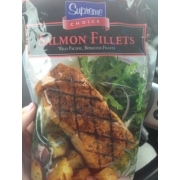 Supreme Choice Salmon Fillets Wild Pacific, Boneless Fillets: Calories ...