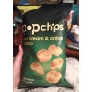 Popchips Sour Cream & Onion Potato Chips: Calories, Nutrition Analysis ...