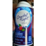 Crystal Light Blueberry Raspberry Natural Flavor, Drink Mix: Calories ...