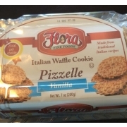 Flora Fine Foods Italian Waffle Cookies Pizzelle Vanilla: Calories ...