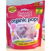 Yum Earth Organics Organic Pops, Fruit Flavored: Calories, Nutrition ...