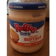 Ruffles Dips Creamy Buffalo Ranch, Flavored Dips: Calories, Nutrition ...