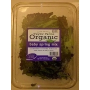 Taylor Farms Organic Baby Spring Mix: Calories, Nutrition Analysis ...