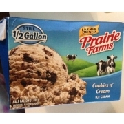 Prairie Farms Cookie N'Cream Ice Cream: Calories, Nutrition Analysis ...