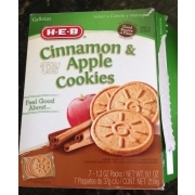 H-E-B Cinnamon & Apple Cookies, Artificially Flavored: Calories ...