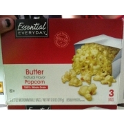 Essential Everyday Butter Natural Flavor Popcorn: Calories, Nutrition ...