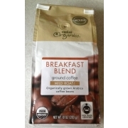 Meijer Organics Breakfast Blend, Ground Coffee, Mild Roast: Calories ...