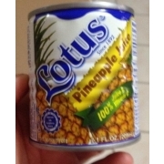 Lotus Pineapple Juice: Calories, Nutrition Analysis & More | Fooducate