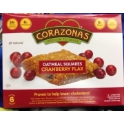 Corazonas Freedom To Snack, Oatmeal Squares, Cranberry Flax: Calories ...