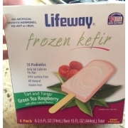 Lifeway Frozen Kefir, Green Tea Raspberry: Calories, Nutrition Analysis ...