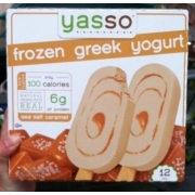 Yasso Frozen Greek Yogurt, Sea Salt Caramel: Calories, Nutrition ...