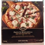 Private Selection Pesto And Mozzarella Wood Fired Italian Crust Pizza ...