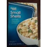 Great Value Small Shells, Enriched Macaroni Product: Calories ...