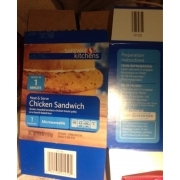 Safeway Kitchens Heat & Serve Chicken Sandwich: Calories, Nutrition ...