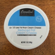 User added: Essential Everyday, Reduced Fat Cream Cheese: Calories ...
