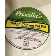 Priscilla's Pot Pie, Baked Chicken, Made With White Chicken Meat ...