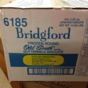 User added: bridgeford, frozen round old south buttermilk biscuit ...