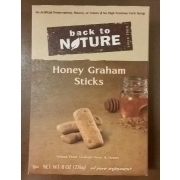 Back To Nature Honey Graham Sticks: Calories, Nutrition Analysis & More ...