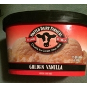 United Dairy Farmers Ice Cream, Golden Vanilla: Calories, Nutrition ...