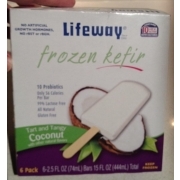 Lifeway Frozen Kefir Bars: Calories, Nutrition Analysis & More | Fooducate