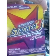 Stacker 3 Fat Burner, Dietary Supplement: Calories, Nutrition Analysis ...