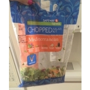 Safeway Farms Chopped Salad Kit, Mediterranean: Calories, Nutrition ...