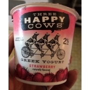 Three Happy Cows Greek Yogurt, Strawberry: Calories, Nutrition Analysis ...