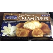 Dolce Tuscano Cream Puffs, Mini Vanilla: Calories, Nutrition Analysis ...