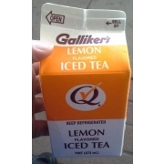Galliker's Lemon Flavored Iced Tea: Calories, Nutrition Analysis & More ...