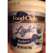 Food Club Yogurt, Light, Blueberry: Calories, Nutrition Analysis & More ...