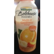 Bolthouse Farms Multi V Goodness Orange Juice: Calories, Nutrition ...