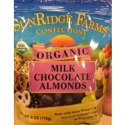 SunRidge Farms Milk Chocolate Almonds: Calories, Nutrition Analysis ...