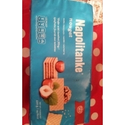Napolitanke Wafer, Nougat, Hazelnut Filling: Calories, Nutrition ...