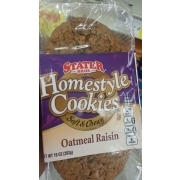 Stater Bros. Homestyle Oatmeal Raisin Cookies: Calories, Nutrition ...