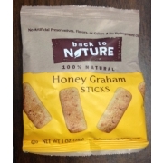 Back to Nature Honey Graham Sticks: Calories, Nutrition Analysis & More ...