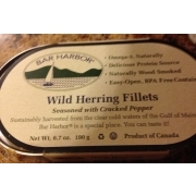 Bar Harbor Wild Herring Fillets, Seasoned With Cracked Pepper: Calories ...
