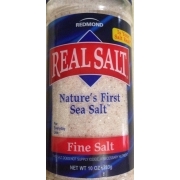 Redmond Fine Salt: Calories, Nutrition Analysis & More | Fooducate