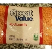 Great Value Red Lentils: Calories, Nutrition Analysis & More | Fooducate