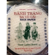 Three Ladies Brand Rice Paper, Flatbread: Calories, Nutrition Analysis ...
