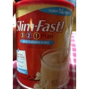 Slim Fast Shake Mix, French Vanilla: Calories, Nutrition Analysis ...