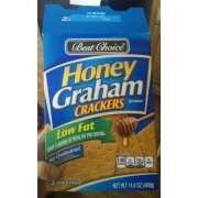 Best Choice Honey Graham Crackers: Calories, Nutrition Analysis & More ...