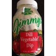 Jimmy's Dip, Dill Vegetable: Calories, Nutrition Analysis & More ...