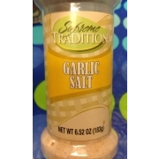 Supreme Tradition Garlic Salt: Calories, Nutrition Analysis & More ...