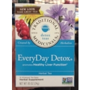 Traditional Medicinals Everyday Dextox, Promotes Healthy Liver Function ...