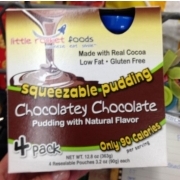 Little Rocket Foods Squeezable Pudding, Chocolatey Chocolate Pudding ...