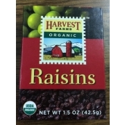 Harvest Farms Raisins: Calories, Nutrition Analysis & More | Fooducate