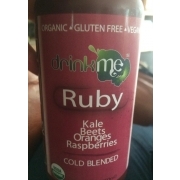 Ruby Juice, Cold Blended, Fruit & Vegetable: Calories, Nutrition ...
